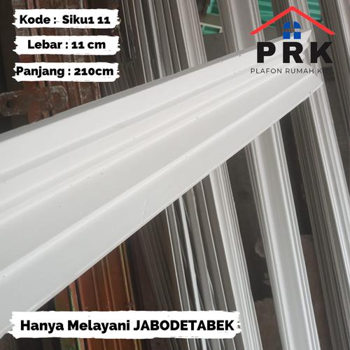 Jual Lis List Gypsum Gipsum Motif (MINIMALIS) Siku Polos lebar 11 cm ...