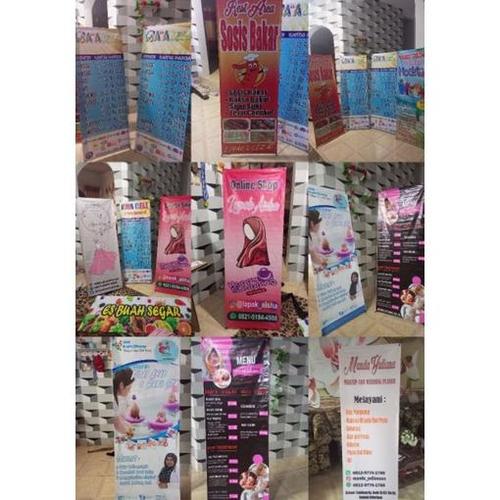 Jual Cetak paket spanduk x banner dan y banner + tiang wisuda wedding ...
