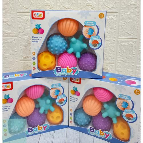 Jual Bayi Sensory Mainan Bayi Edukasi Baby SQUEEZE BALLS - Jakarta ...