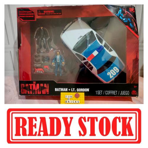 Jual The Batman & Lt. Gordon Police Car Spinmaster Figure Set - Jakarta ...