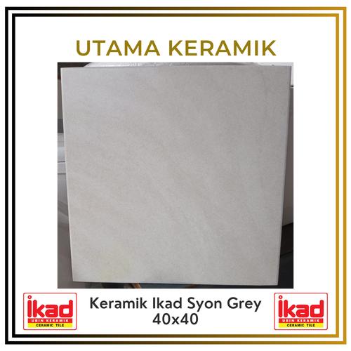 Jual Keramik ikad 40x40 syon grey kw economy - keramik matt grey - Kota ...