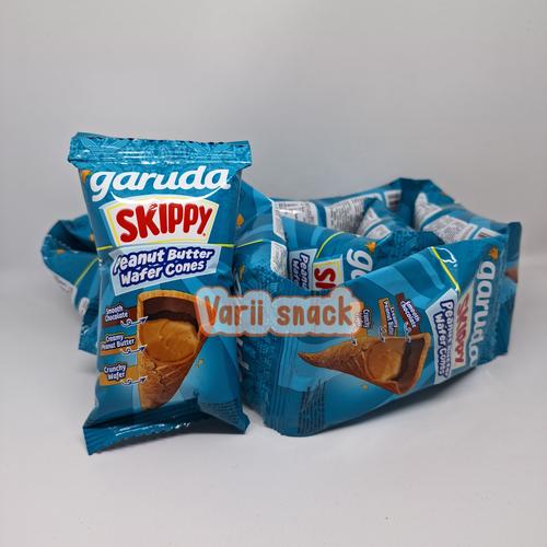 Jual Garuda Skippy Peanut Butter Wafer Cones Snacks 1Renceng Isi 10pcs ...
