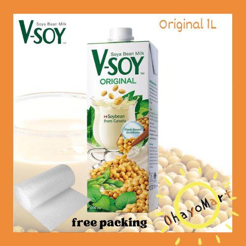 Jual V-soy Original / Vsoy/ Susu kacang/ Soya Milk 1L - Jakarta Barat ...