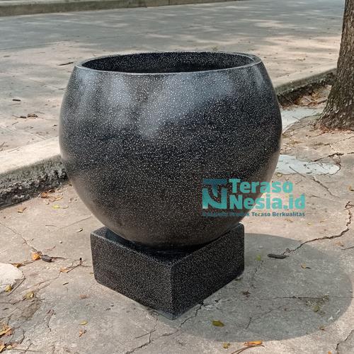 Jual Invoice Bak mandi teraso tipe melon/bulat warna hitam - Kota ...