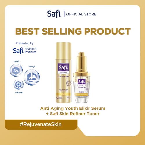 Promo SAFI - Age Defy - Youth Elixir + Skin Refiner - Package Serum ...
