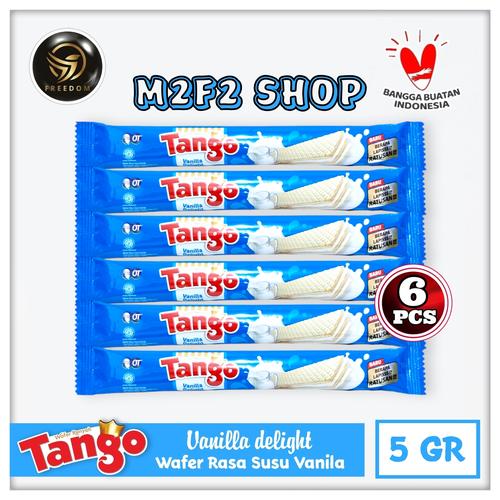 Jual Tango Wafer Vanilla Delight Stick | Krim Vanila Susu Stik - 5 gr ...