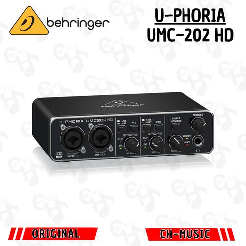 Jual Behringer UMC202/HD Audiophile 2x2, 24-Bit/192 kHz USB Audio ...