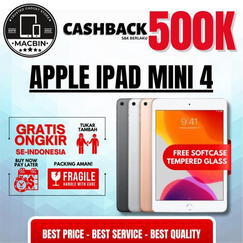 Jual iPad Mini 4 3 2 1 Wifi Only Wifi Cell 128GB 64GB 32GB Second Original - iPad Mini 4, WIFI ...