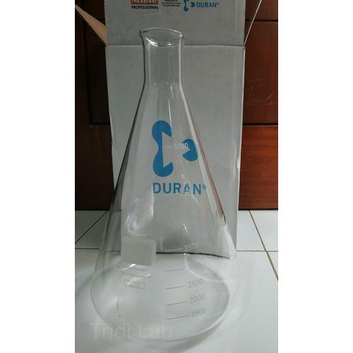 Jual Duran Erlenmeyer Flask 5000 Ml Narrow Neck - Jakarta Pusat - M T B Science | Tokopedia