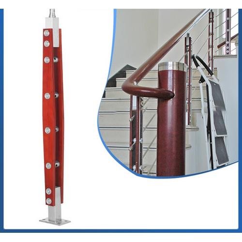 Jual 85 Cm Railing Tangga Stainless Dengan Kayu /Railing Tangga Model ...