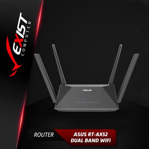 Jual Asus RT-AX52 Dual Band WiFi 6 AX1800 Extendable Router with AiMesh ...