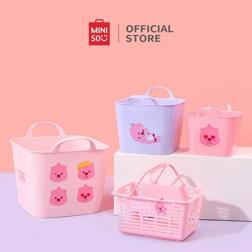 Jual Miniso x ZANMANG Loopy Collection Keranjang Penyimpanan PE Basket ...