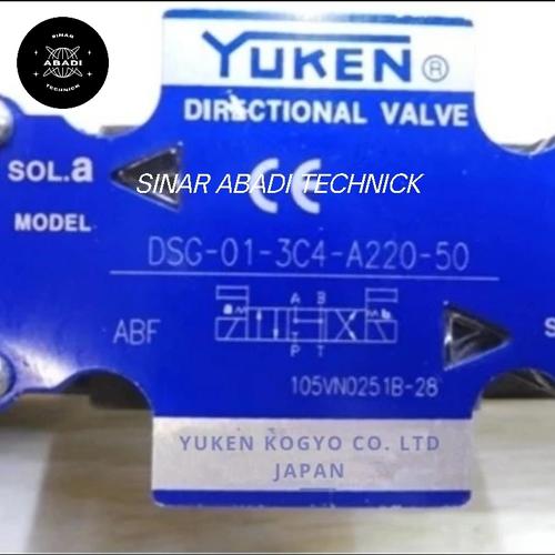 Jual SOLENOID VALVE YUKEN DSG-01-3C4-A220-50 ASLI JEPANG - Jakarta Barat - Sinar Abadi Technick ...