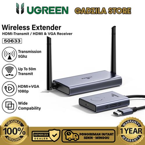 Promo UGREEN Wireless HDMI Audio Video Receiver Transmitter Extender ...