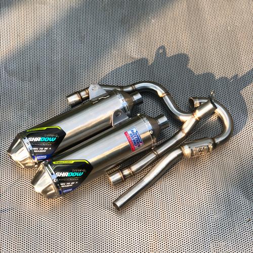 Jual knalpot double muffler Rocks V1 shadow - CRF150 - Kab. Purbalingga ...