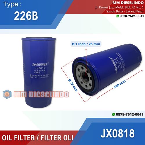 Jual JX0818 Oil Filter / Filter Oli / Saringan Oli R6105 - Jakarta ...