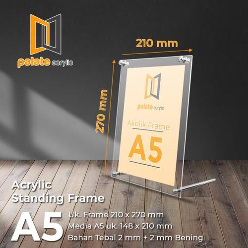 Jual Promo Akrilik Frame / Bingkai / Display Meja / Acrylic Standing ...
