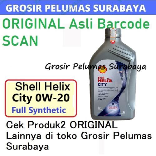 Jual Oli Original Barcode scan Shell Helix CITY 0W-20 SP Plus Botol ...