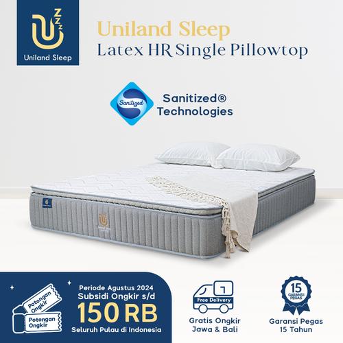 Promo Kasur Pocket Spring Bed Latex HR Single Pillowtop 30cm Uniland ...