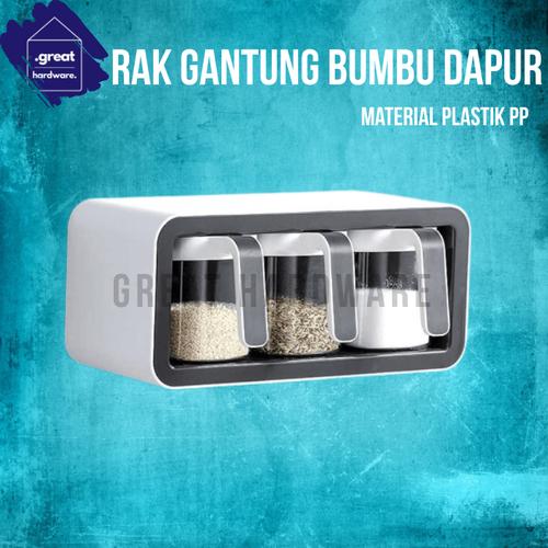 Jual Rak Gantung Botol Bumbu Dapur Praktis Spice Bottle Storage Rack ...