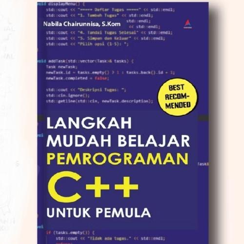 Jual BUKU LANGKAH MUDAH BELAJAR PEMROGRAMAN C++ UNTUK PEMULA - NABILA ...