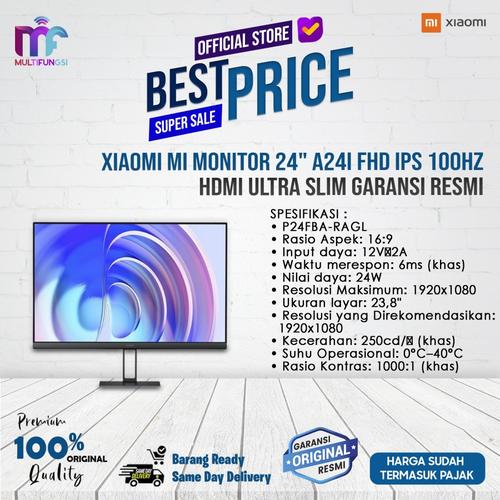 Promo Xiaomi Mi Monitor 24" A24i FHD IPS 100Hz 6ms HDMI Garansi Resmi ...
