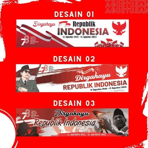 Jual Terlaris Mmt Banner Spanduk 17 Agustus Dirgahayu Kemerdekaan Hut ...