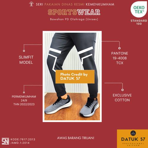 Jual Celana Training Seragam PD Pakaian Dinas Olahraga Joger Seragam ...