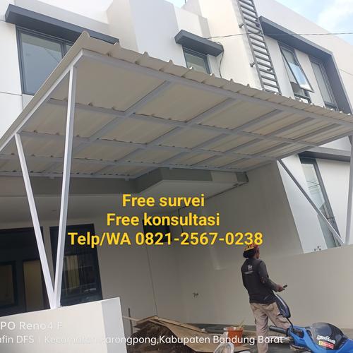 Jual kanopi alderon trimdex anti panas canopy atap alderon RS rangka ...