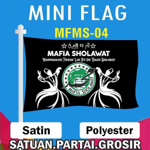 Jual MINI FLAG MAFIA SHOLAWAT / BENDERA MOTIF MAFIA SHOLAWAT / BENDERA ...