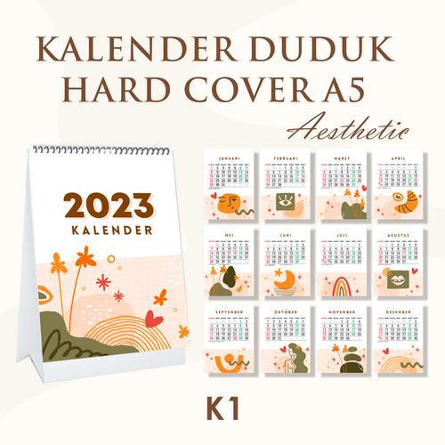 Jual KALENDER DUDUK HC 2024 / KALENDER AESTHETIC / KALENDER 2024 ...