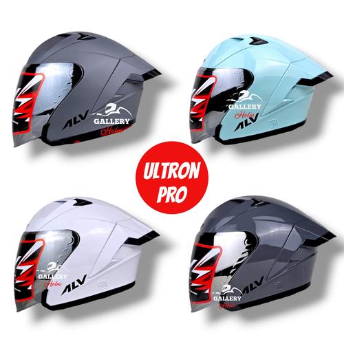 Promo Alv Ultron Pro Grey Doff | Helm Half face Sni - Sev Octopus Gry ...