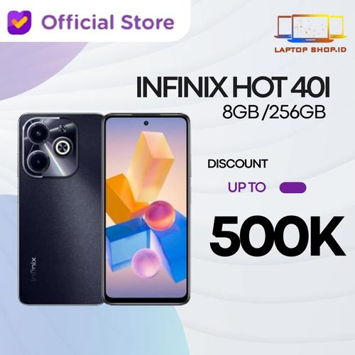 Promo INFINIX HOT 40I 8GB 256GB GARANSI RESMI - 8/256-GREEN, Non Bundle ...