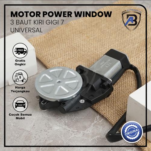 Jual MOTOR POWER WINDOW GIGI 7 KAKI 3 UNIVERSAL - KIRI - Switch Power ...