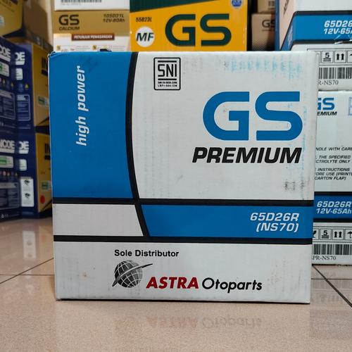 Jual Aki Mobil GS Astra Premium NS70 / 65D26R 12volt 65 amper - Jakarta ...