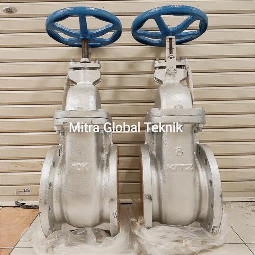 Jual Gate Valve Kitz Cast Iron 8" Inch / DN200 Flange JIS 10K - Jakarta ...