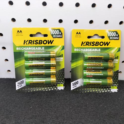 Jual Baterai aa rechargeable krisbow / batre cas a2 / krisbow battery ...