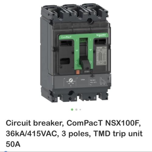 Jual MCCB Breaker NSX 3P 50A 36KA Schneider Type New Original - Jakarta ...