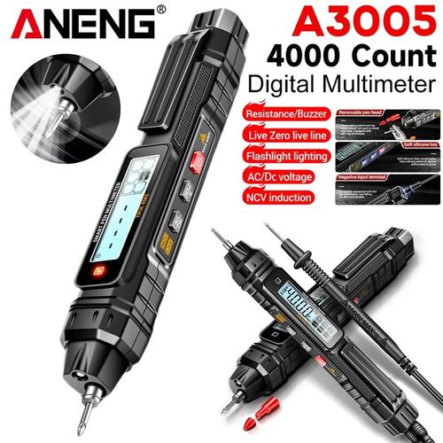 Jual A3005 pro digital smart multimeter test pen non contact tespen ...
