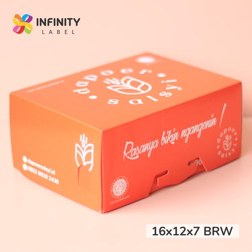 Jual SAMPEL : Kemasan Makanan Kue Bakery Cafe Cake Brownies Pia Dus ...