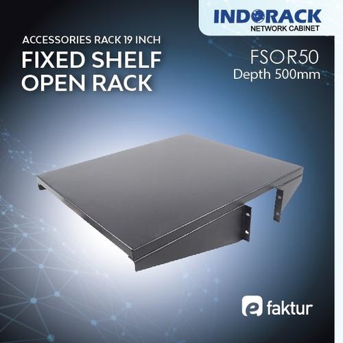 Jual Fixed Shelf Open Rack Flat Ambalan Tatakan Rack Server Depth 500mm ...