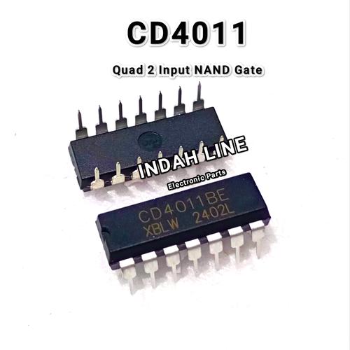 Jual IC 4011 CD4011 CD4011BE CD4011BD 14011 Quad 2 Input NAND Gate - Kota Surabaya - Indah Line ...
