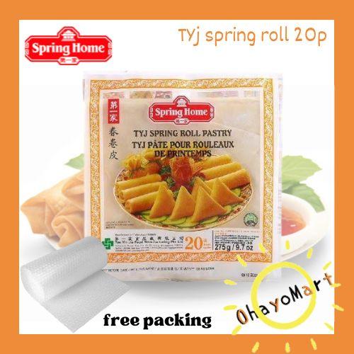 Jual TYJ Spring Roll Pastry / Kulit Lumpia/ Spring roll Skins 20sheets ...
