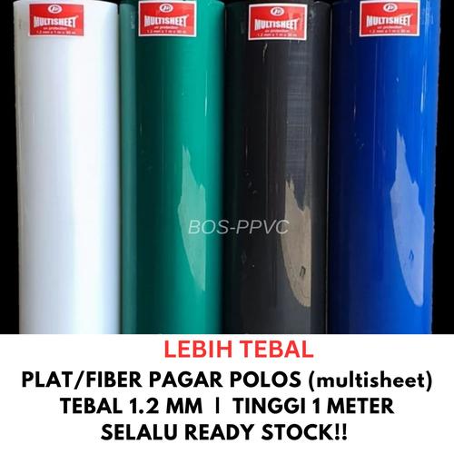 Jual fiber plat plastik tutup pagar multisheet 30 mtr x 1 mtr - Cokelat ...