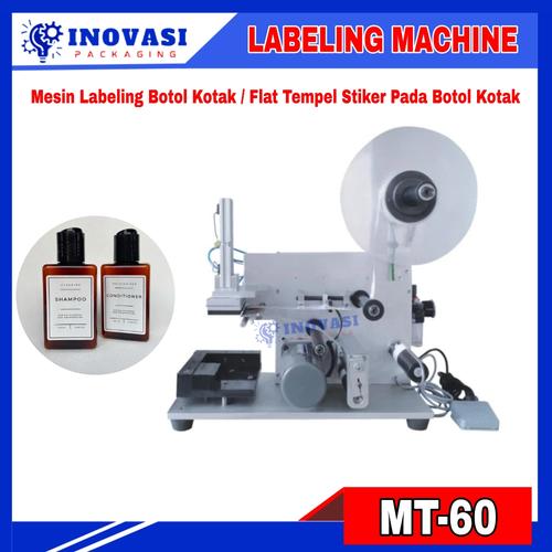 Jual Mesin Labelling stiker Botol Kotak Botol Datar / Flat Semi-Auto MT ...