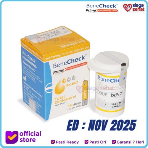 Promo Benecheck PRIME - Test Strip Kolestrol ( Strip Alat Cek Kesehatan ...