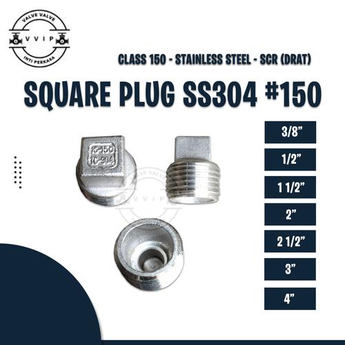 Jual SQUARE PLUG | HEX PLUG | TUTUP PIPA DRAT LUAR STAINLESS STEEL ...
