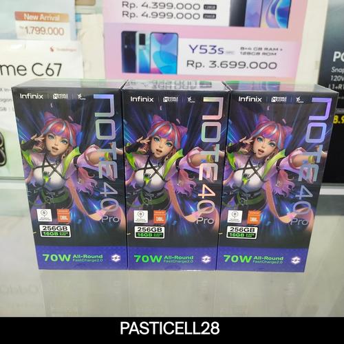 Jual Infinix Note 40 Pro 8/256 GB || 3D Curve AMOLED 108 MP || Helio G99 || Garansi Resmi ...