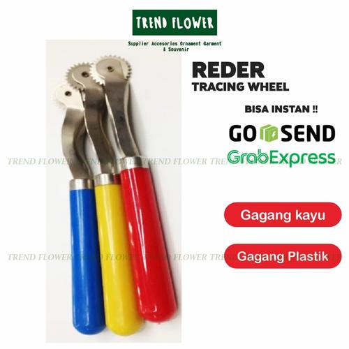 Jual Rader Plastik Tracing Wheel Penanda Pola Kain Jahit - Kota ...