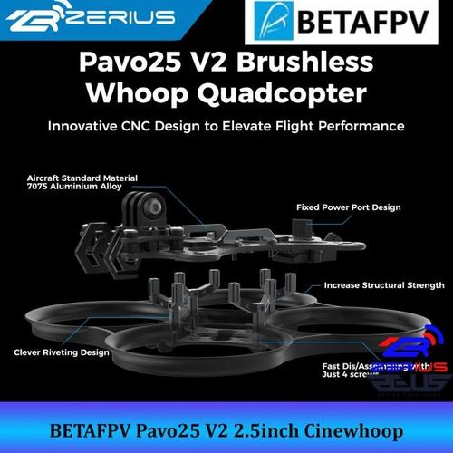 Jual 5252 BETAFPV PAVO25 V2 4S 2.5INCH CINEWHOOP WITH LED, NO VTX ...